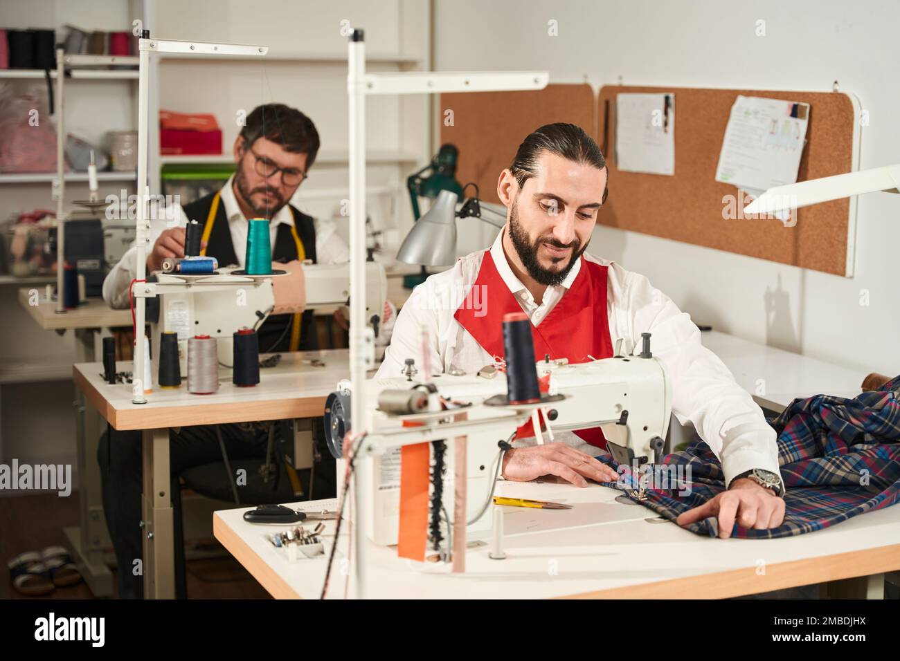 Modern tailors workshop hi-res stock photography and images - Alamy
