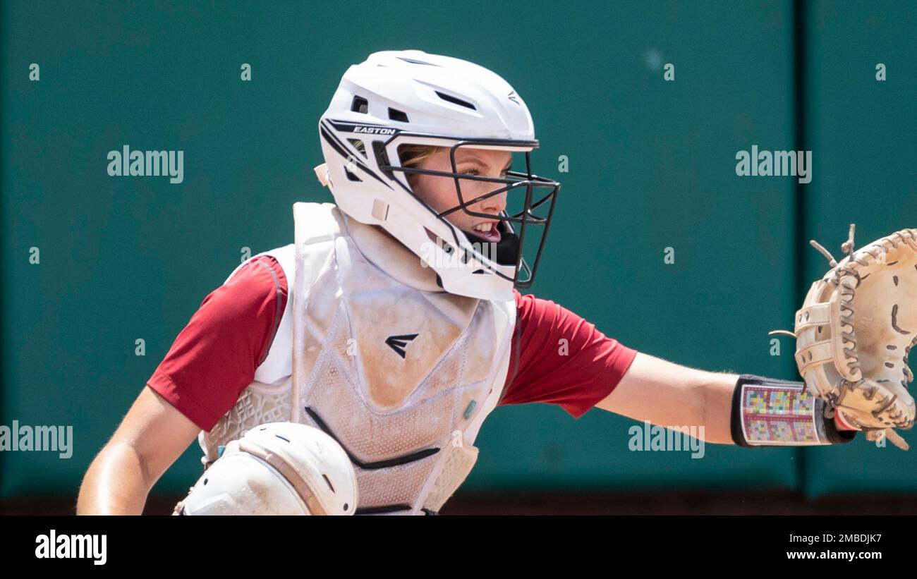 Alabama catcher Ally Shipman (34) during an NCAA softball game on ...