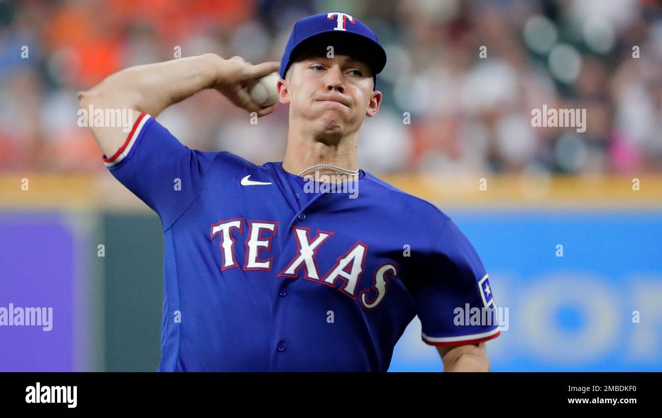 Texas Rangers starting pitcher Glenn Otto during the first inning of a ...