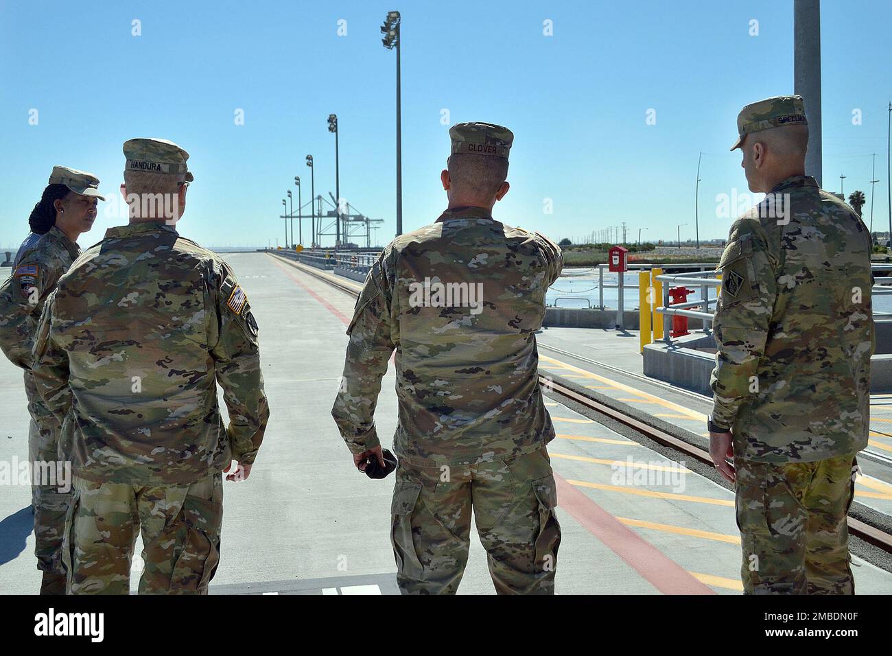 MOTCO Installation CDR LTC Luke Clover (center) shares details about ...