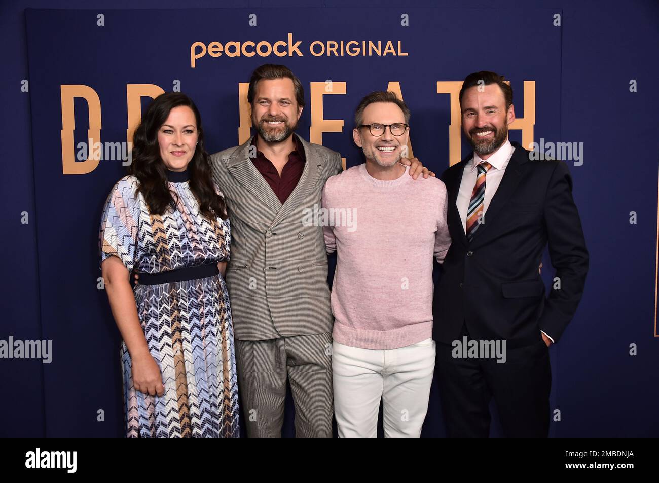 From left, Maggie Kiley, Joshua Jackson, Christian Slater and Patrick ...