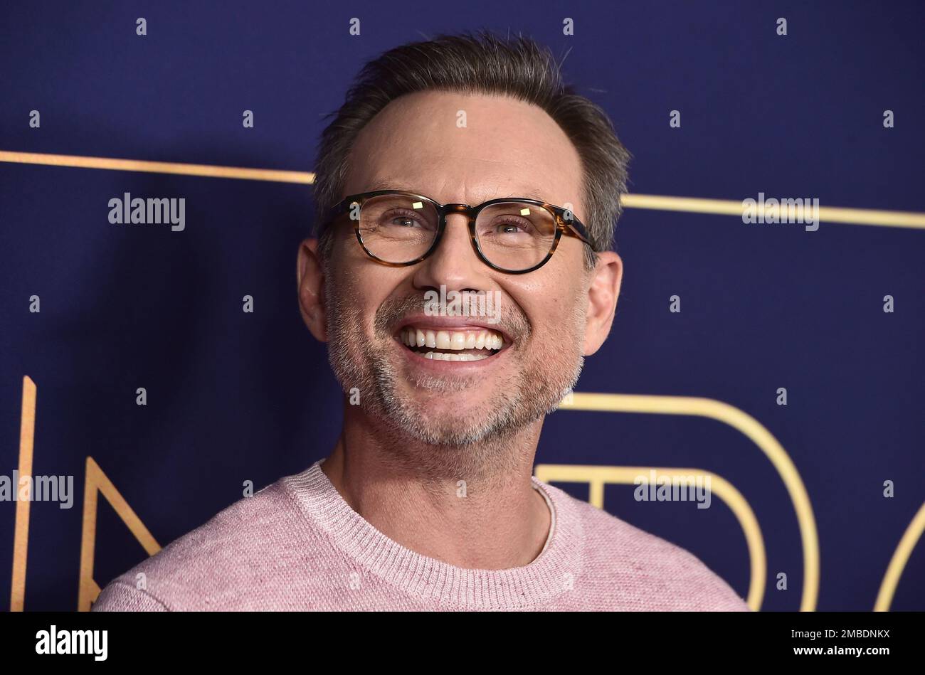 Christian Slater arrives at the NBC FYC House for "Dr. Death," Sunday ...