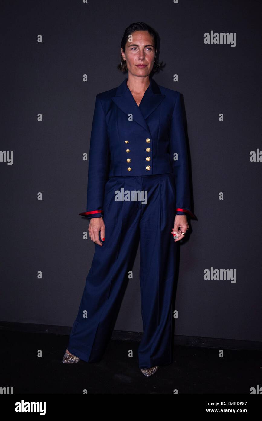 Alessandra Sublet pose for photographers upon arrival at the Women in ...