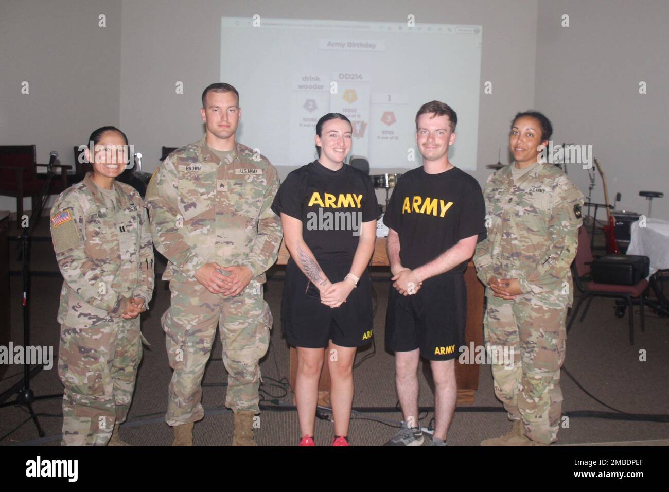 U.S. Soldiers with the 252nd Quartermaster Company celebrate the U.S ...