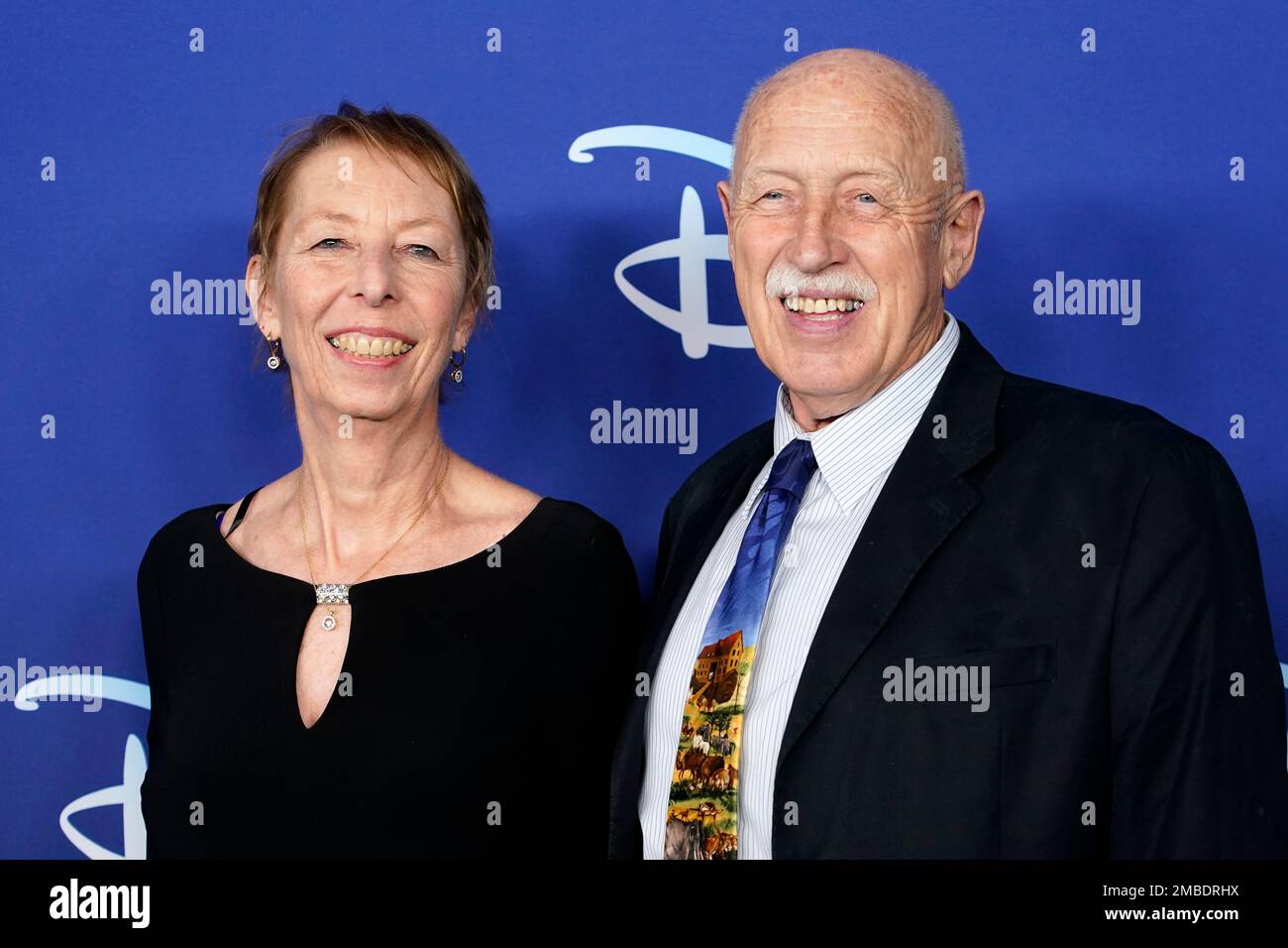 Diane Pol and Jan Pol attend the Disney 2022 Upfront presentation at ...