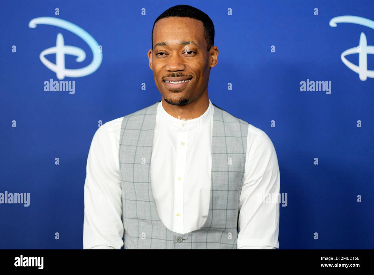 Tyler James Williams attends the Disney 2022 Upfront presentation at ...