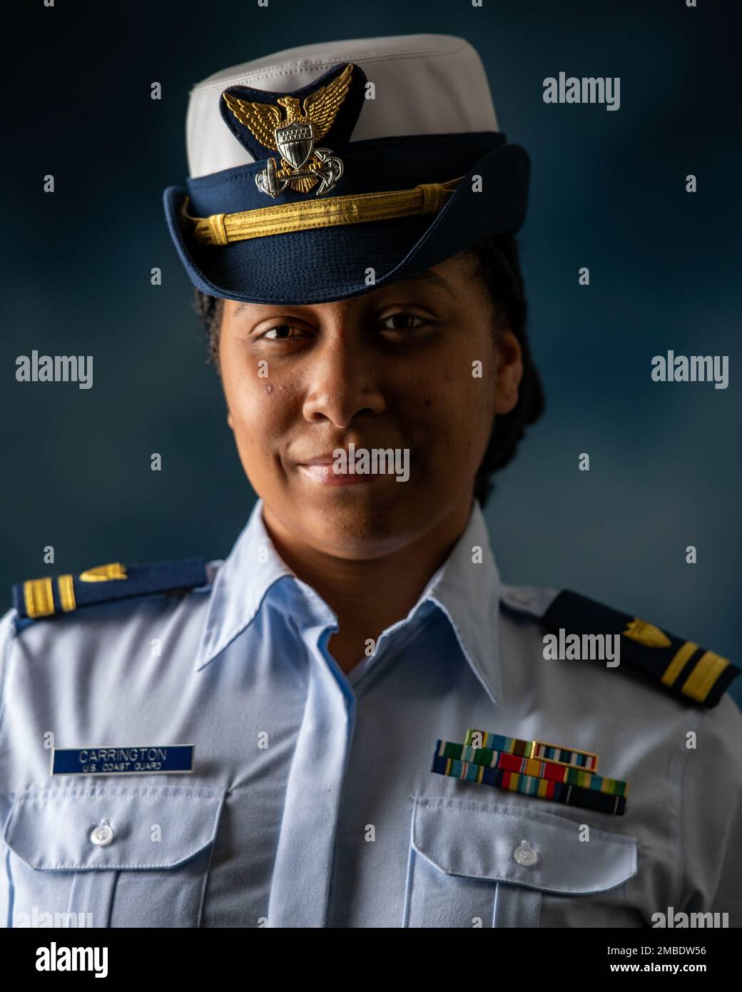 U.S. Coast Guard Lt. j.g. Aarica Carrington, the instruction and ...