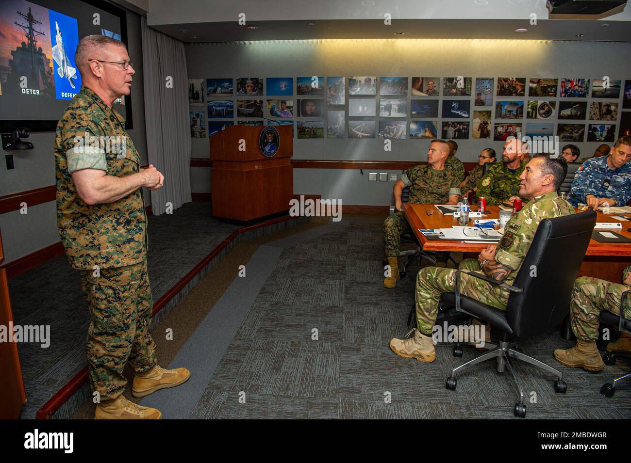 220614-N-TP834-1018 U.S. Marine Corps Master Gunnery Sgt. Scott Stalker ...