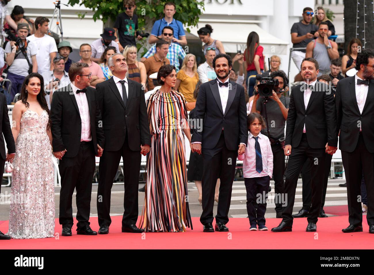 Forouzan Jamshidnejad, from left, producer Sol Bondy, Mehdi Bajestani, Zar Amir-Ebrahimi ...