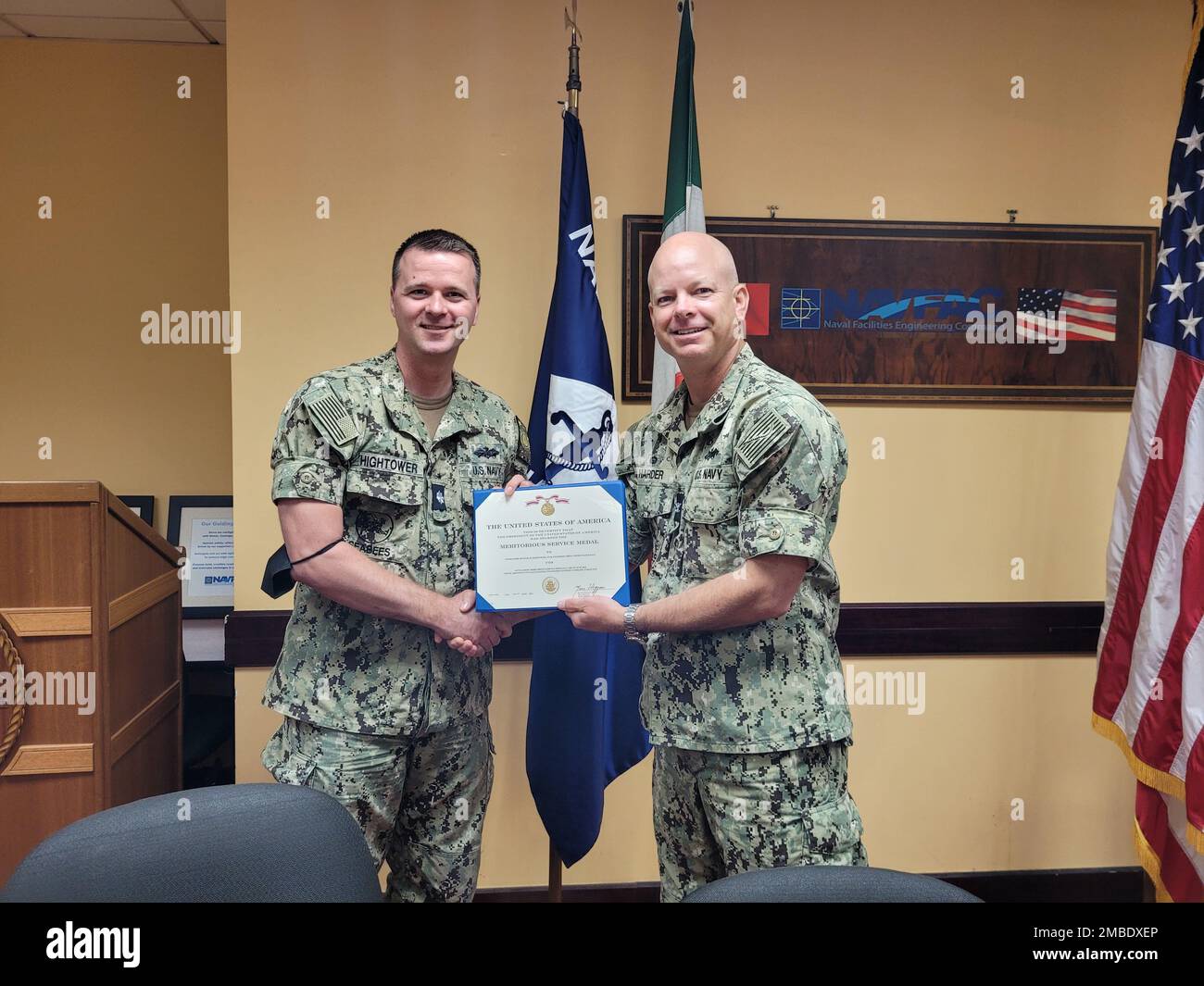 Capt. Joseph Harder III, commanding officer, Naval Facilities ...