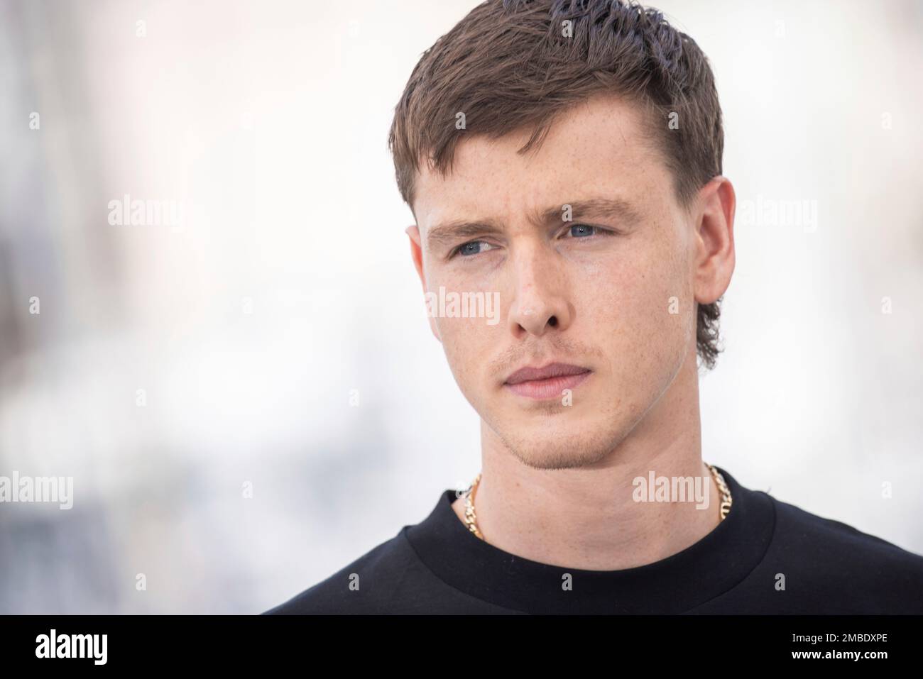 Harris Dickinson poses for photographers at the photo call for the film ...