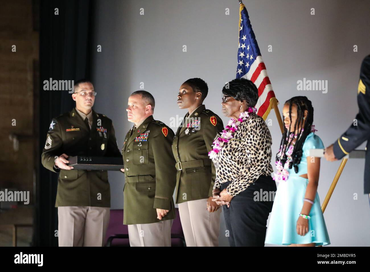 CSM Laquyin N. Brock of 25th Division Sustainment Troop Battalion ...