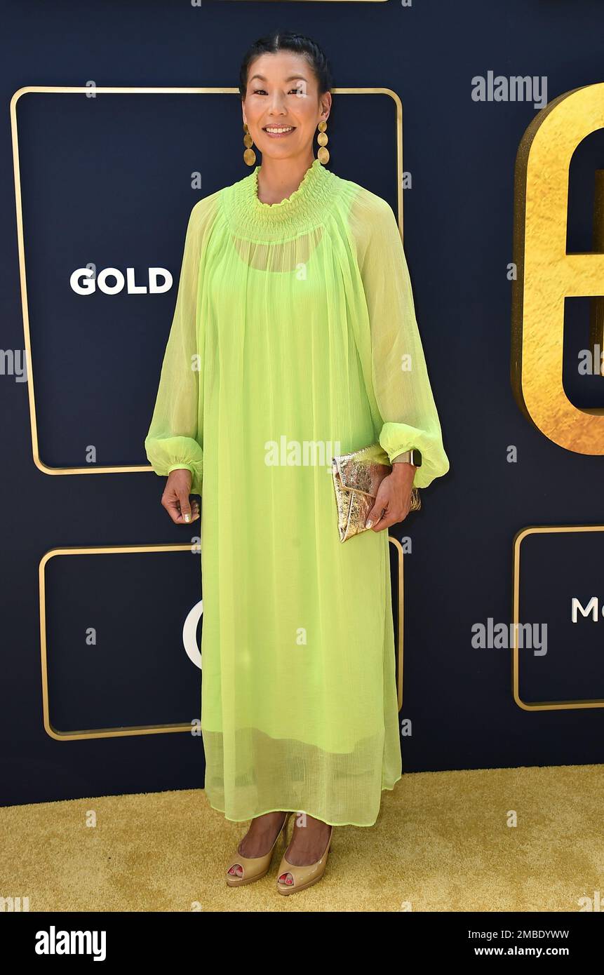 Ai-jen Poo arrives at the Gold House Gala on Saturday, May 21, 2022, at ...