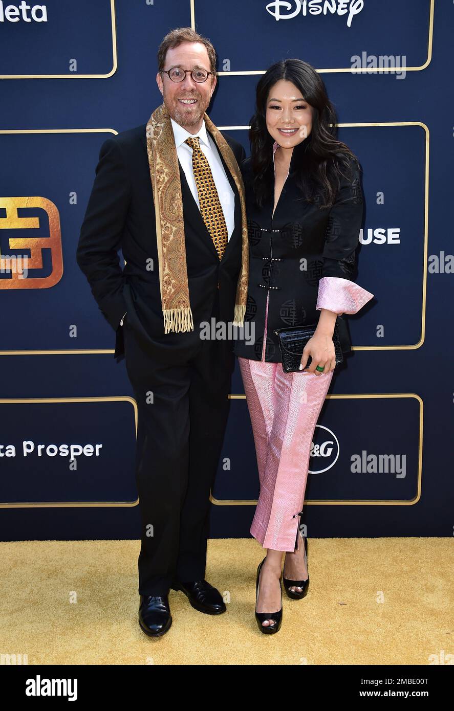 Crystal Kung Minkoff and Rob Minkoff arrive at the Gold House Gala on ...