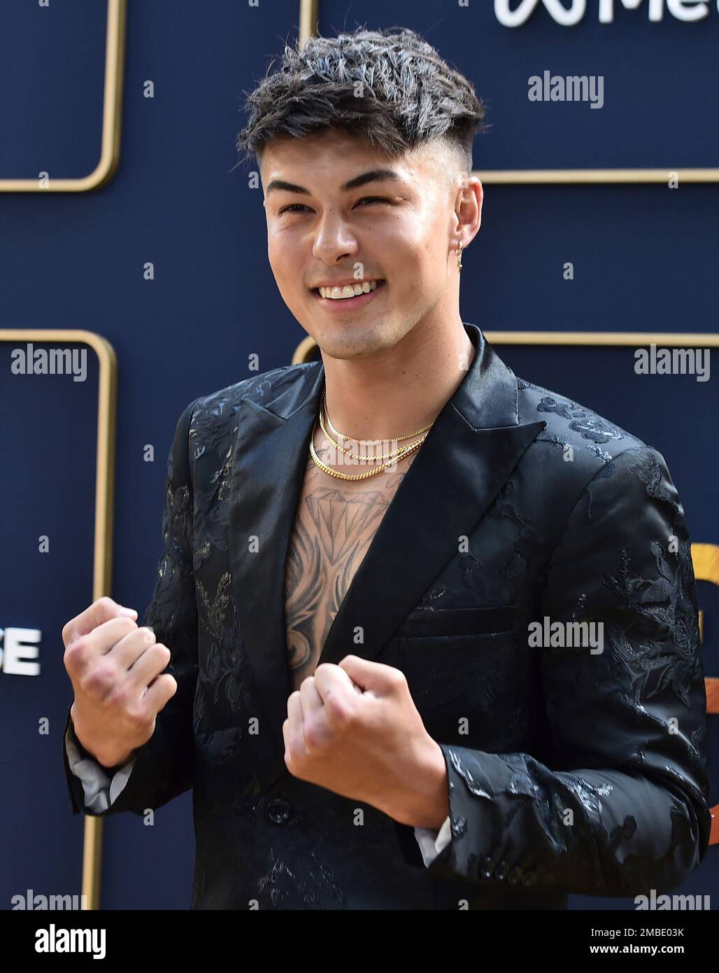 Eric Priest arrives at the Gold House Gala on Saturday, May 21, 2022 ...