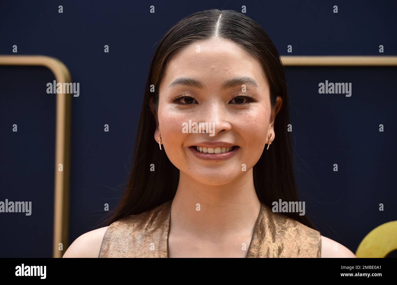 Maia Shibutani arrives at the Gold House Gala on Saturday, May 21, 2022 ...