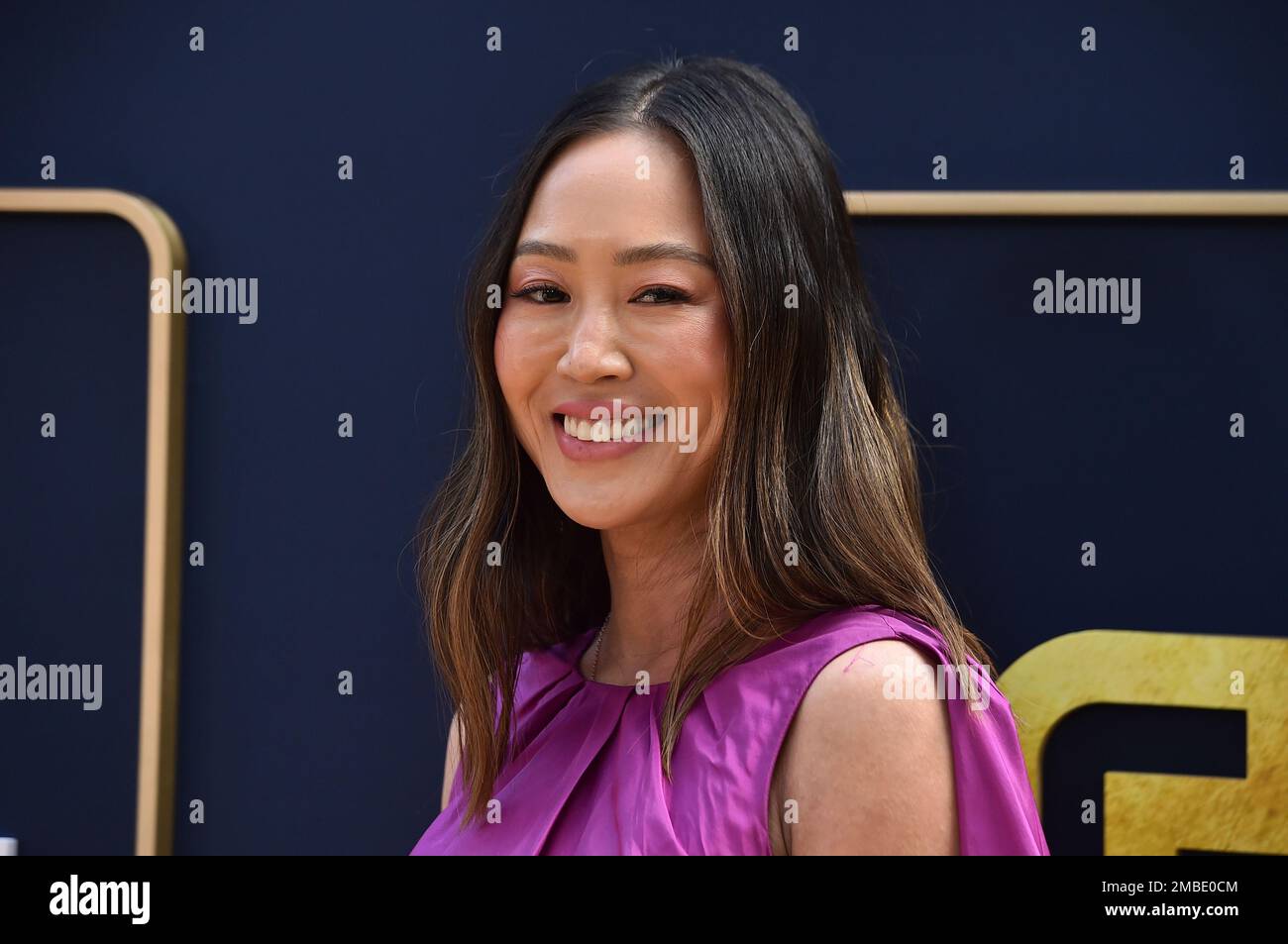 Aimee Song arrives at the Gold House Gala on Saturday, May 21, 2022, at ...