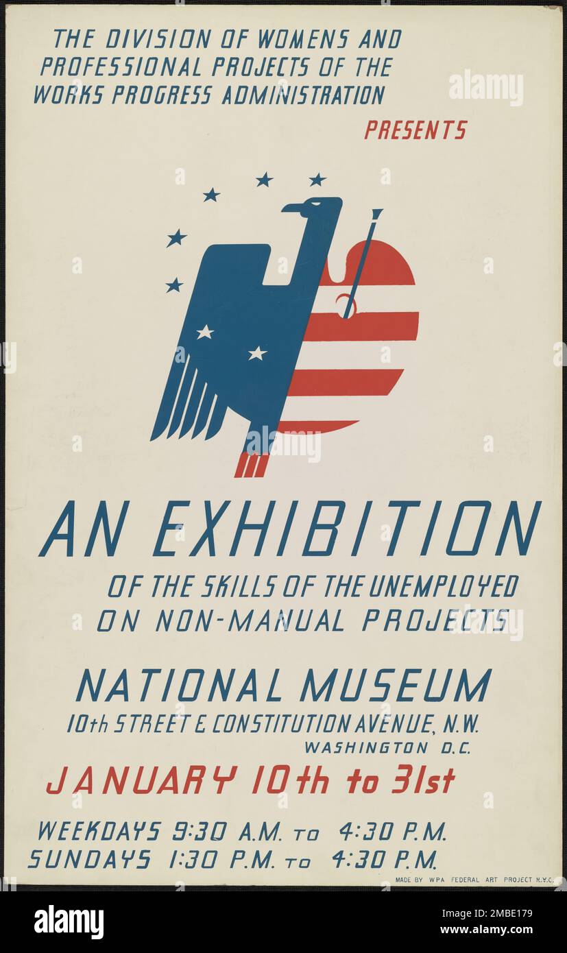 An Exhibition, [193-]. 'The Division of Womens and Professional ...