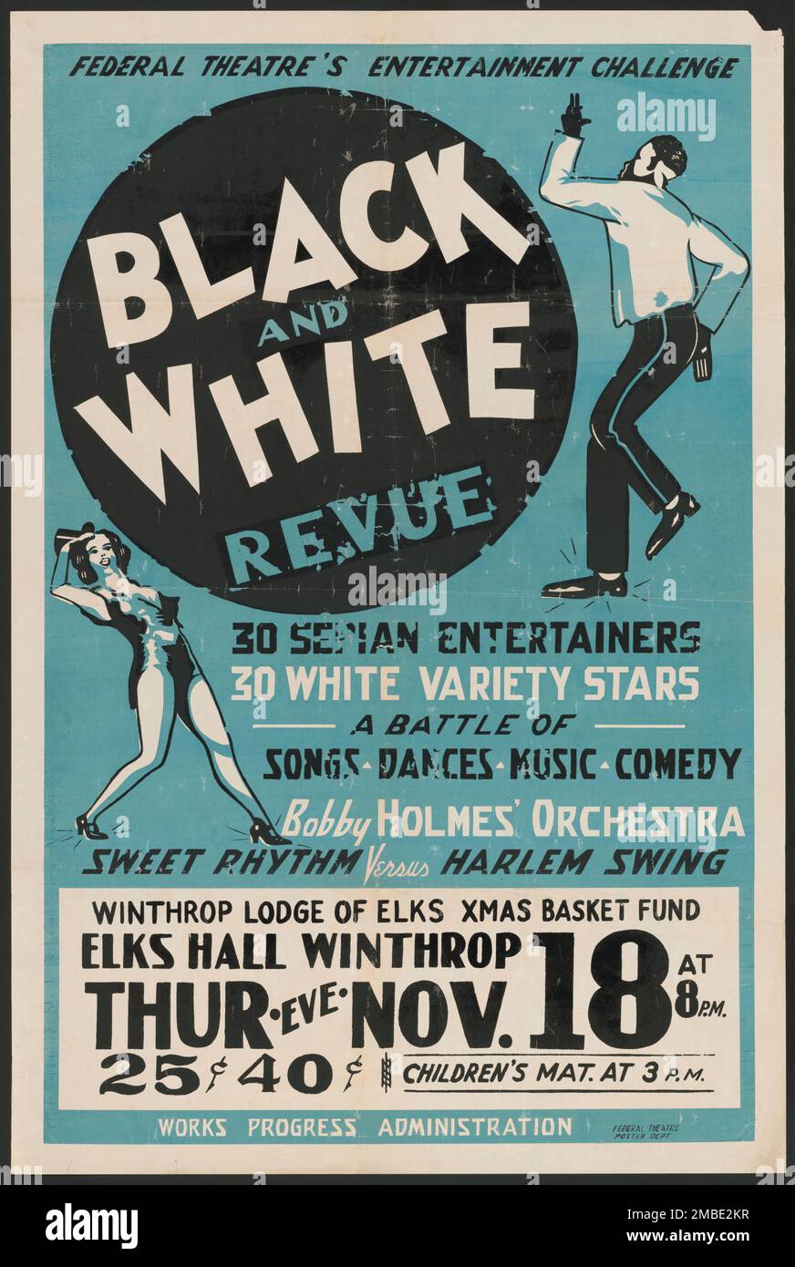 Black and White Revue, [193-]. 'Federal Theatres Entertainment ...