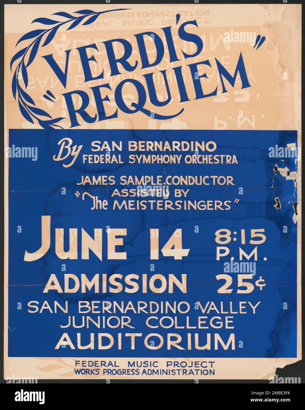 Verdi requiem poster hi-res stock photography and images - Alamy