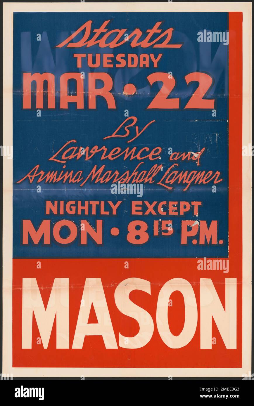 Pursuit of Happiness, [193-]. 'Starts Tuesday Mar. 22 - By Lawrence and ...
