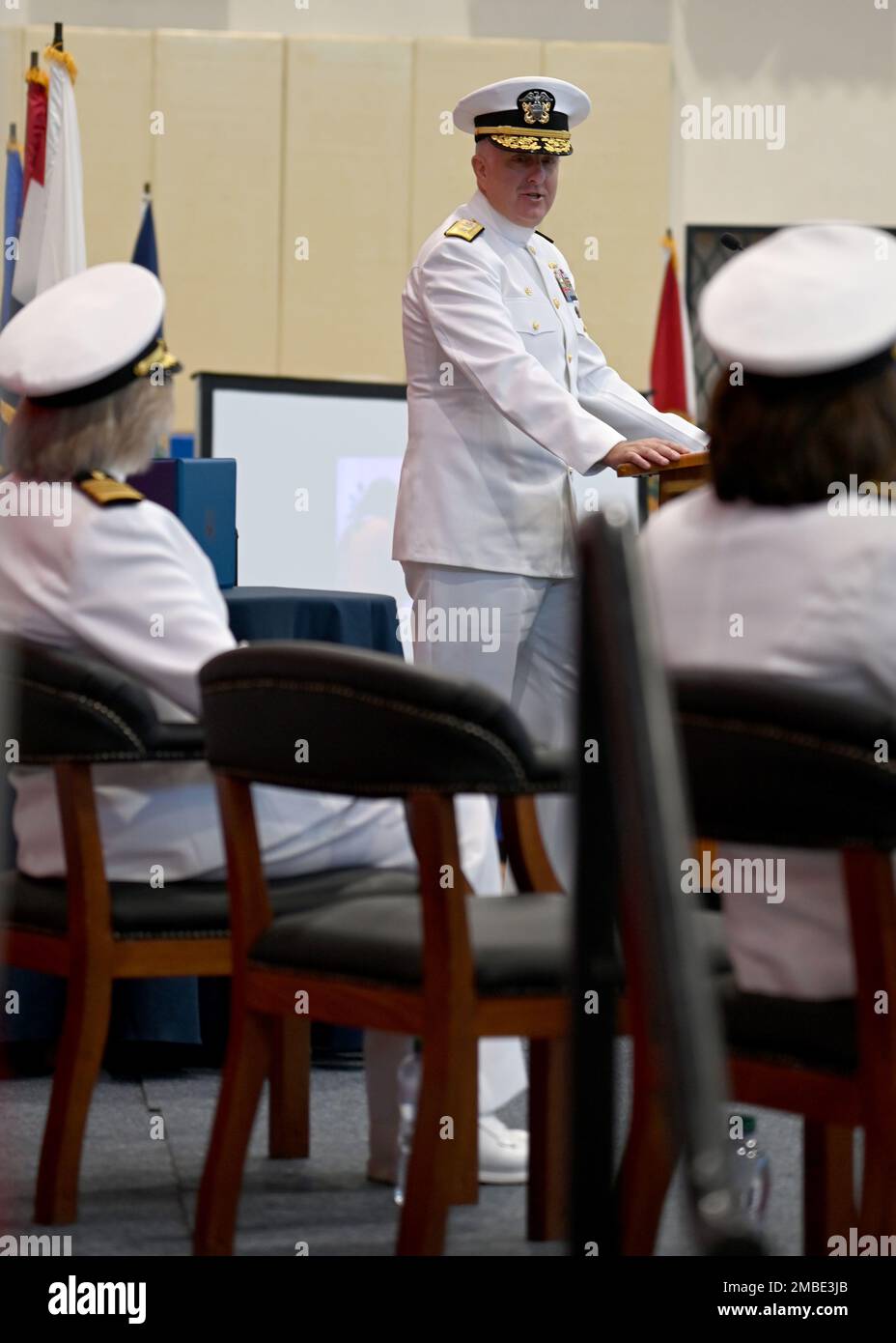 220615-N-OX321-1111 NAVAL AIR STATION SIGONELLA, Italy (June 15, 2022)— Rear Adm. Darin Via ...