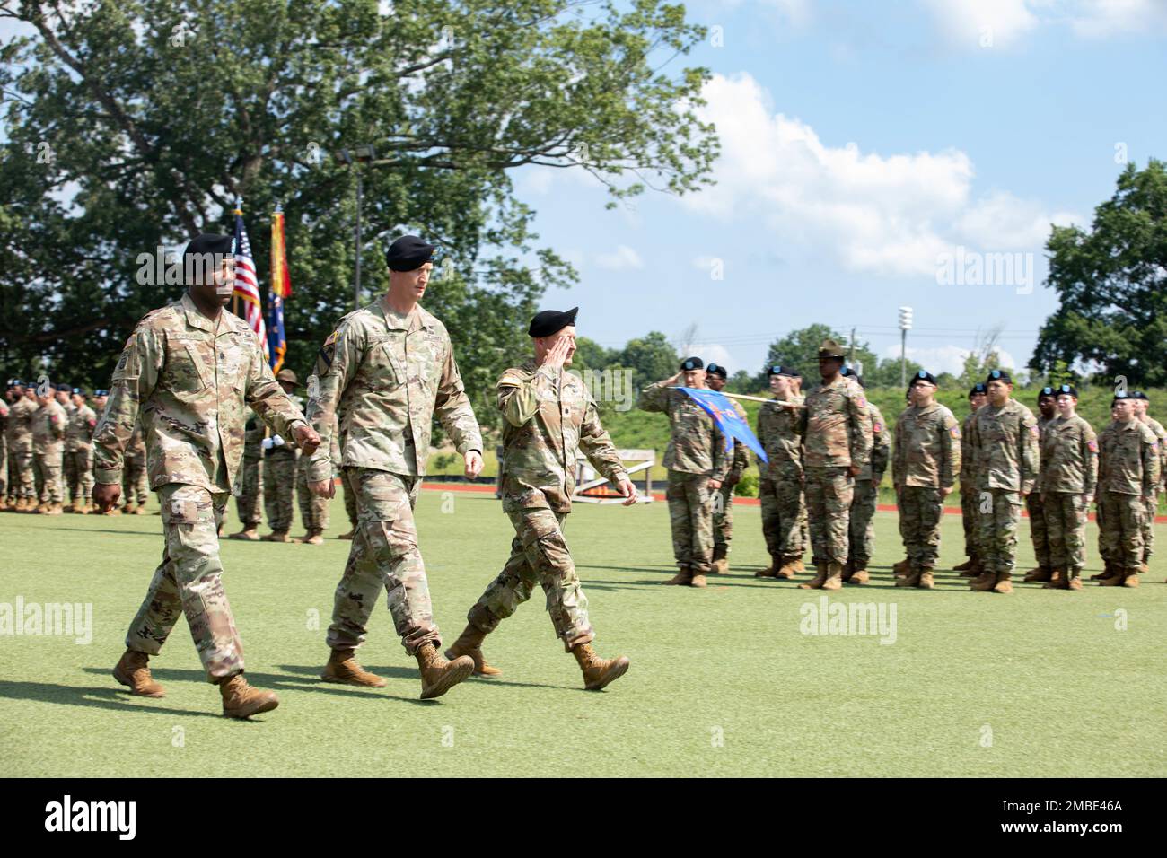 U.S. Army Lt. Col. Jason Brubaker, incoming commander of 1st Battalion ...