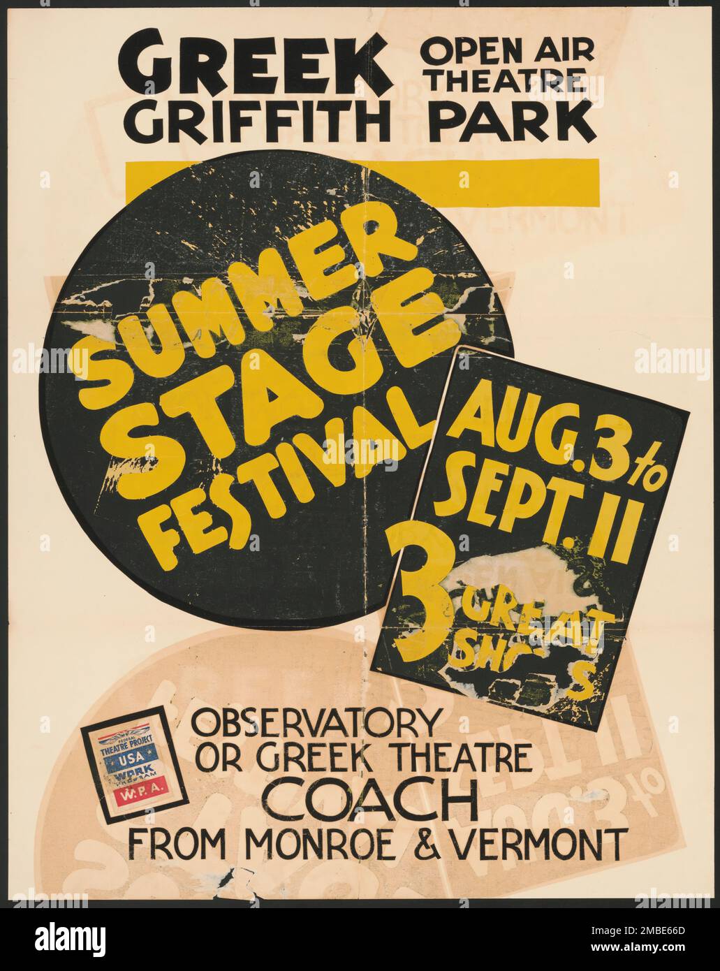 Summer Stage Festival, Los Angeles, [193-]. 'Greek Open Air Theatre ...