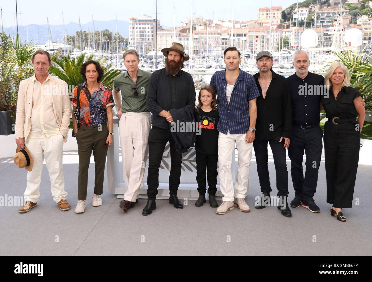 Matthew Sutherland, from left, Jada Alberts, Sean Harris, director ...