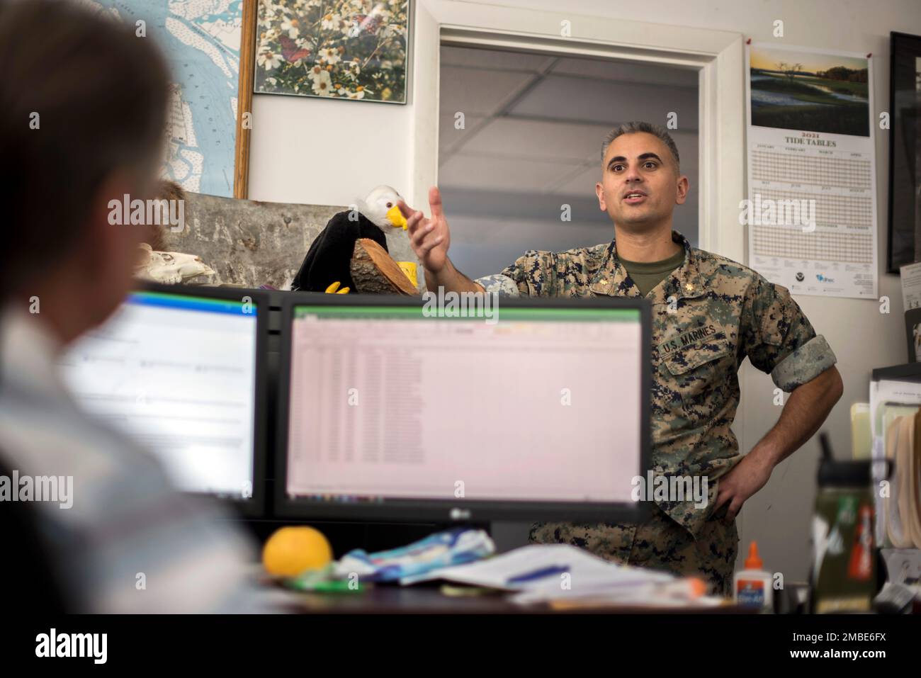 Marine Corps Recruiting Depot Environmental Director, Maj. Marc Blair ...