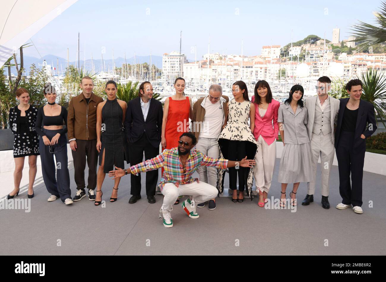 Lou Lampros, from back left, Nora Hamzawi, Antoine Reinartz, Adria ...