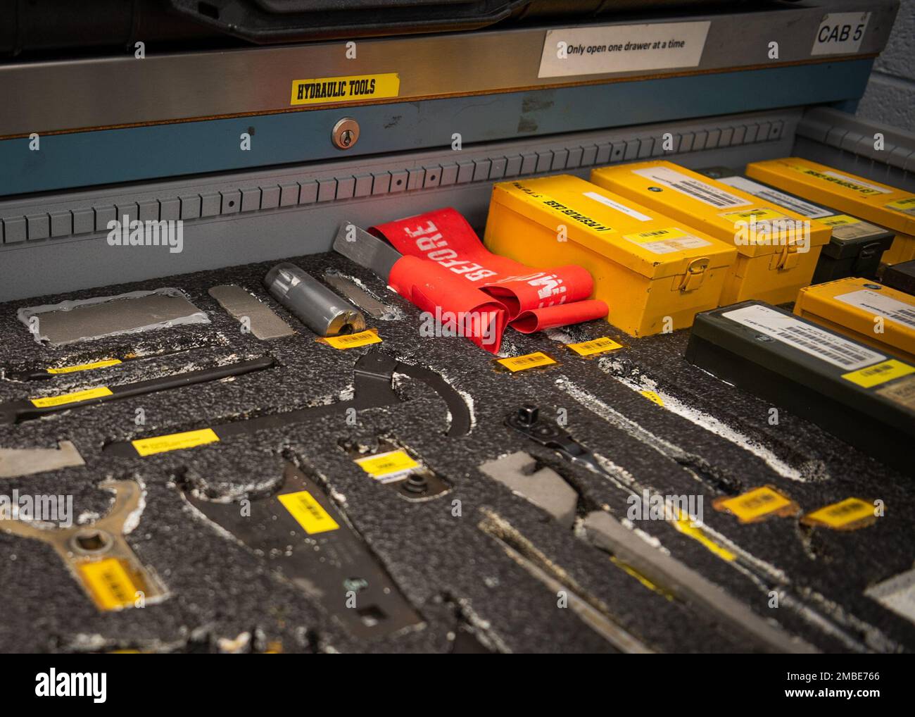 The tool crib is located in the 138th Aircraft Maintenance Squadron ...