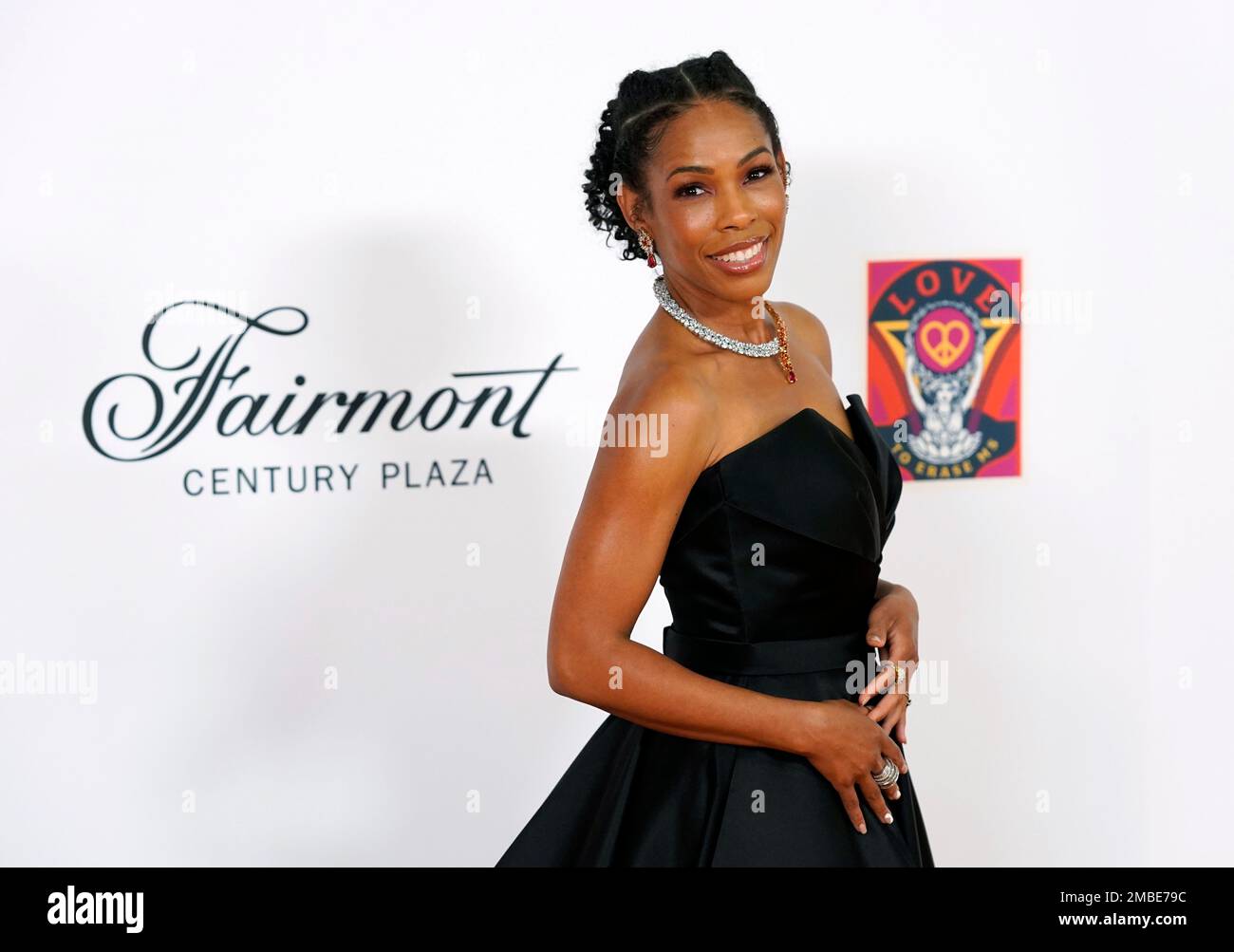 Actor Angela Lewis poses at the Race to Erase MS Gala, Friday, May 20 ...