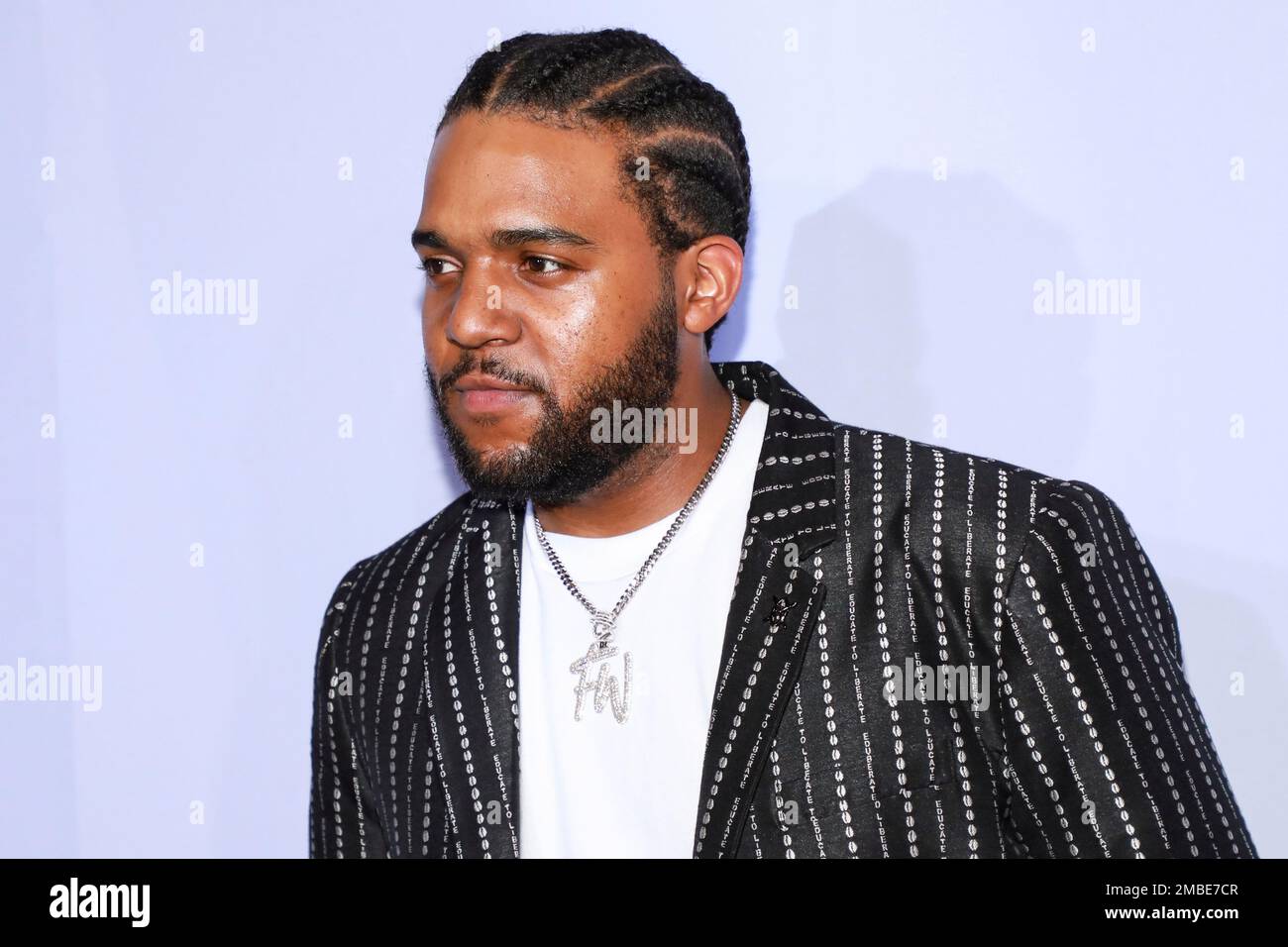 CJ Wallace attends The Notorious B.I.G.'s 50th birthday gala dinner at Guastavino's on Friday ...