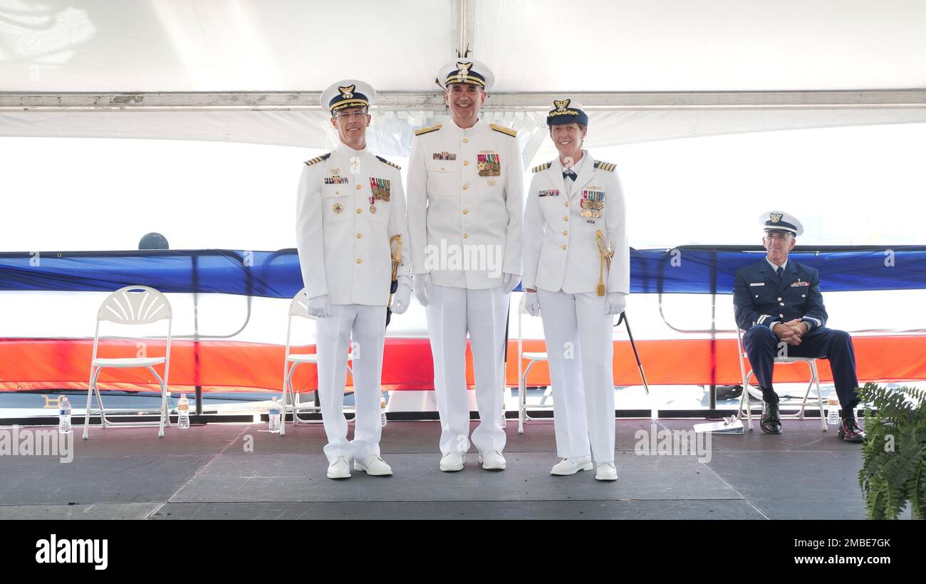 Coast Guard Capt. Jennifer Stockwell relieved Capt. Samson Stevens as ...