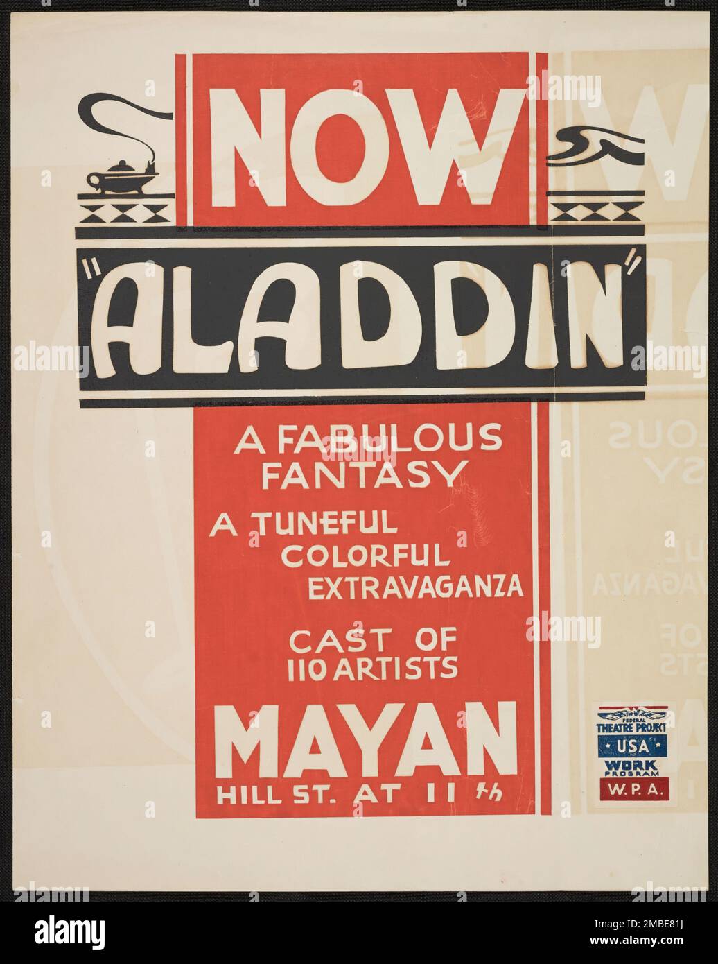 Aladdin, Los Angeles, 1938. 'Now "Aladdin" - A Fabulous Fantasy - A ...