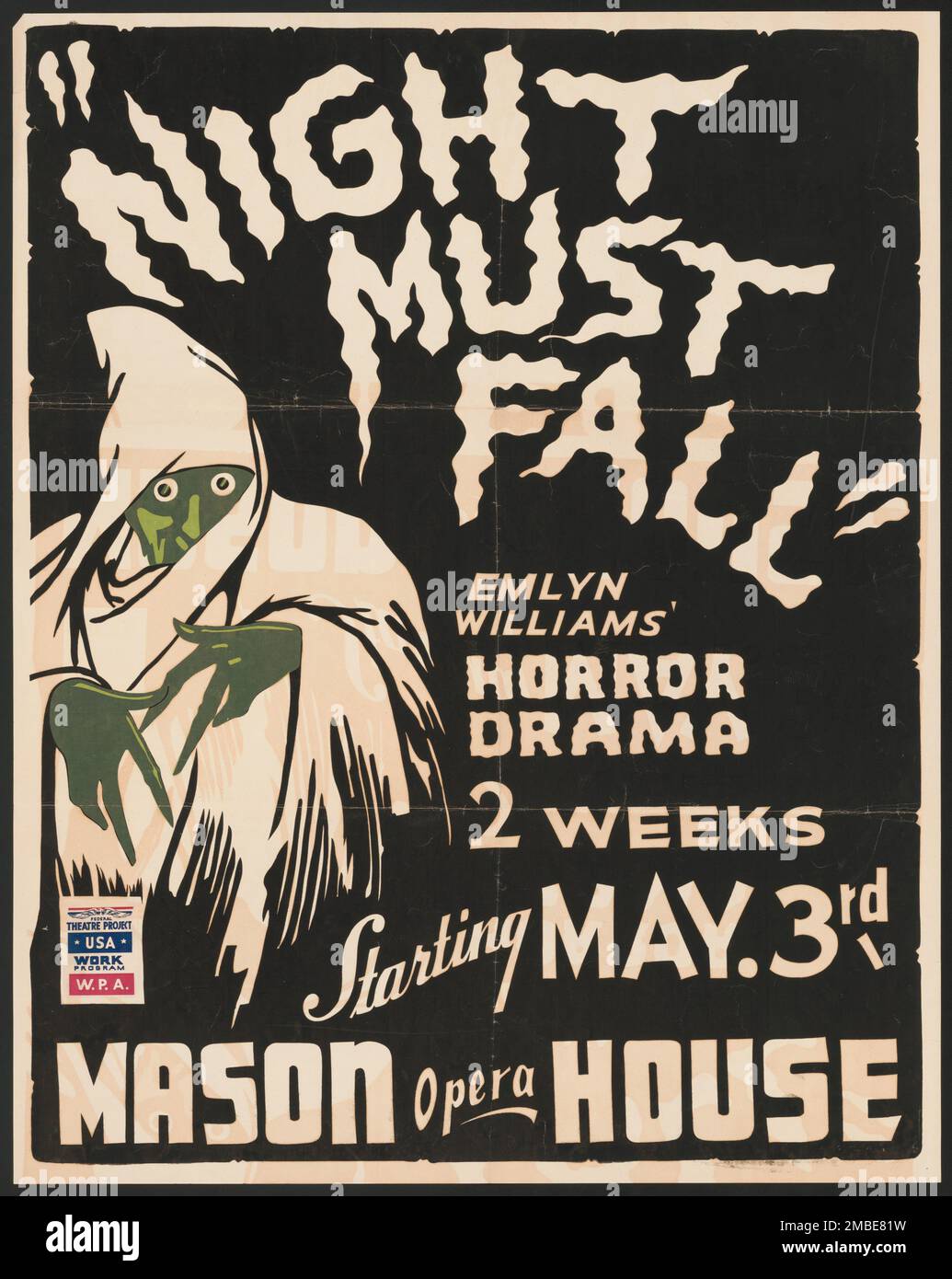 Night Must Fall, Los Angeles, 1938. '"Night Must Fall" - Emlyn Williams ...