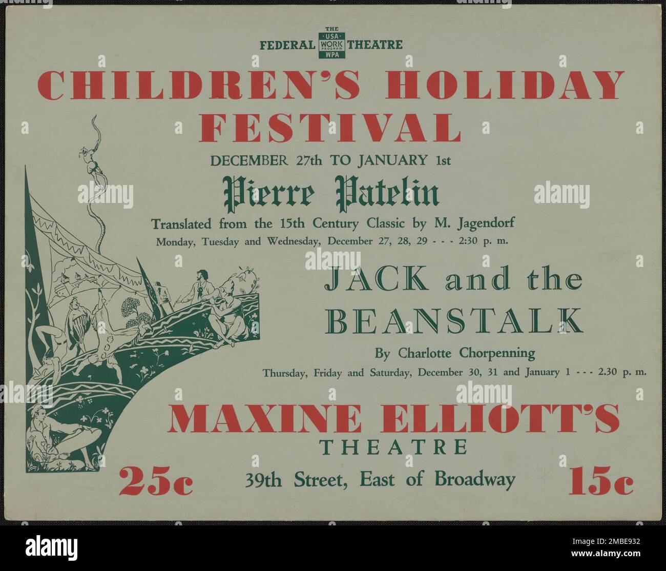 Children's Holiday Festival, New York, [1930s]. The Federal Theatre ...