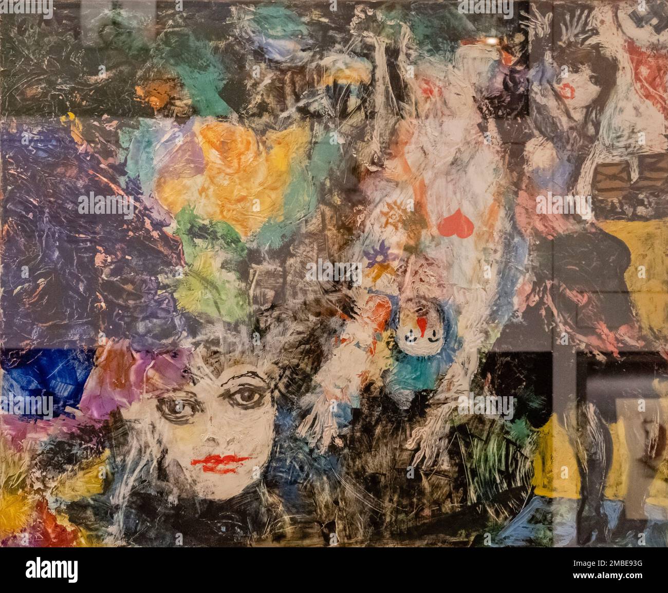 song of the last Bahuahus party in february, Carl Marx, 1933, oil on ...