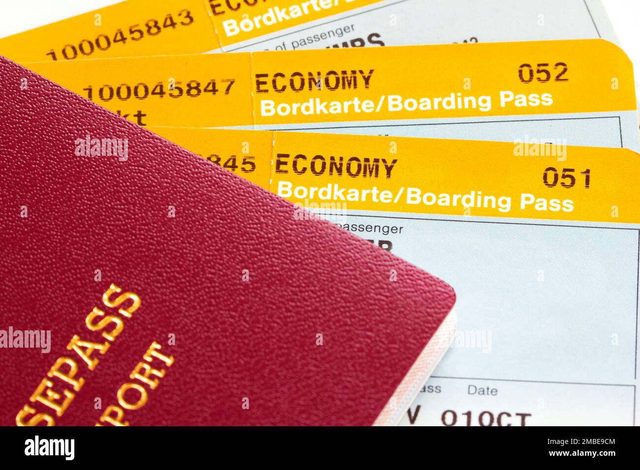 Passport and boarding cards Stock Photo - Alamy