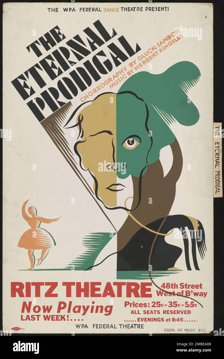 The Eternal Prodigal, New York, 1936. The Federal Theatre Project ...
