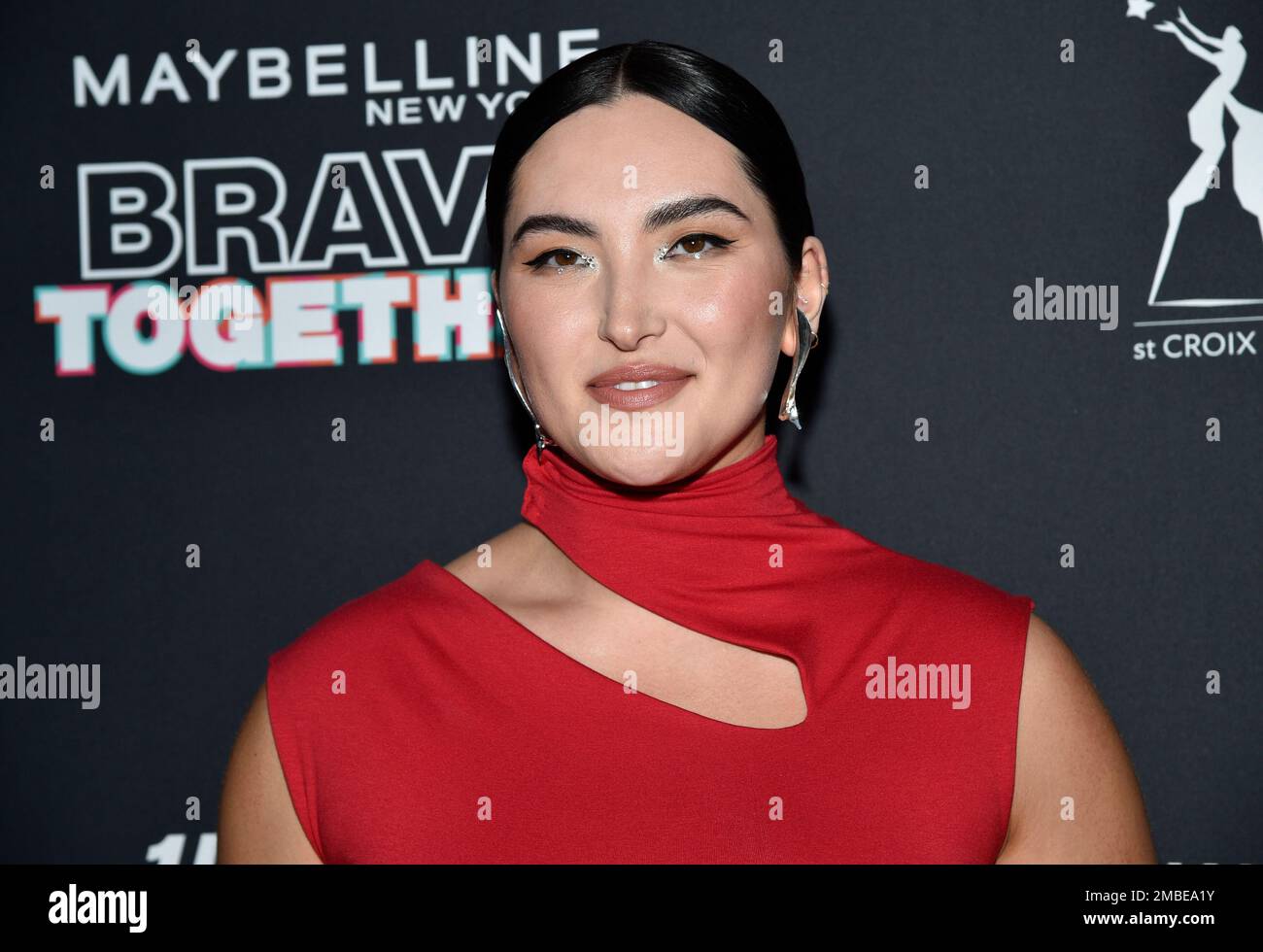 Cover model Yumi Nu attends the Sports Illustrated Swimsuit 2022 issue ...