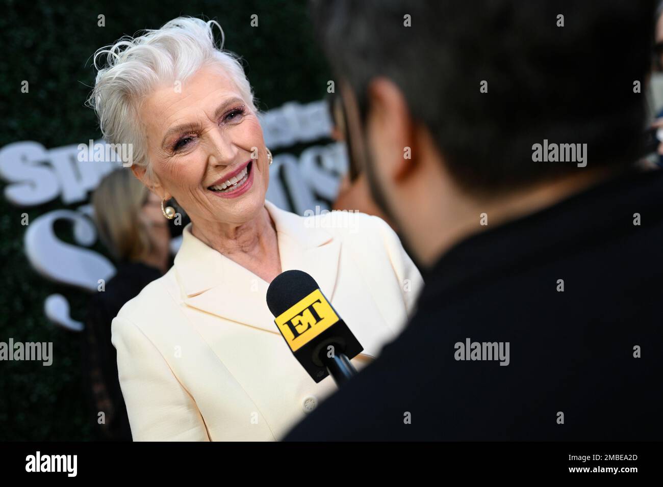 Maye Musk attends the Sports Illustrated Swimsuit 2022 issue release ...