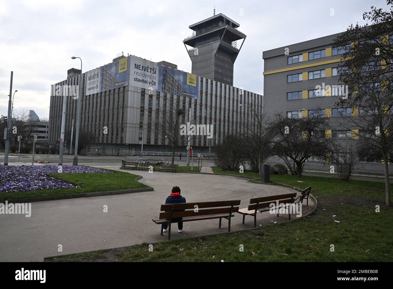 Prague, Czech Republic. 20th Jan, 2023. The CETIN building complex in ...