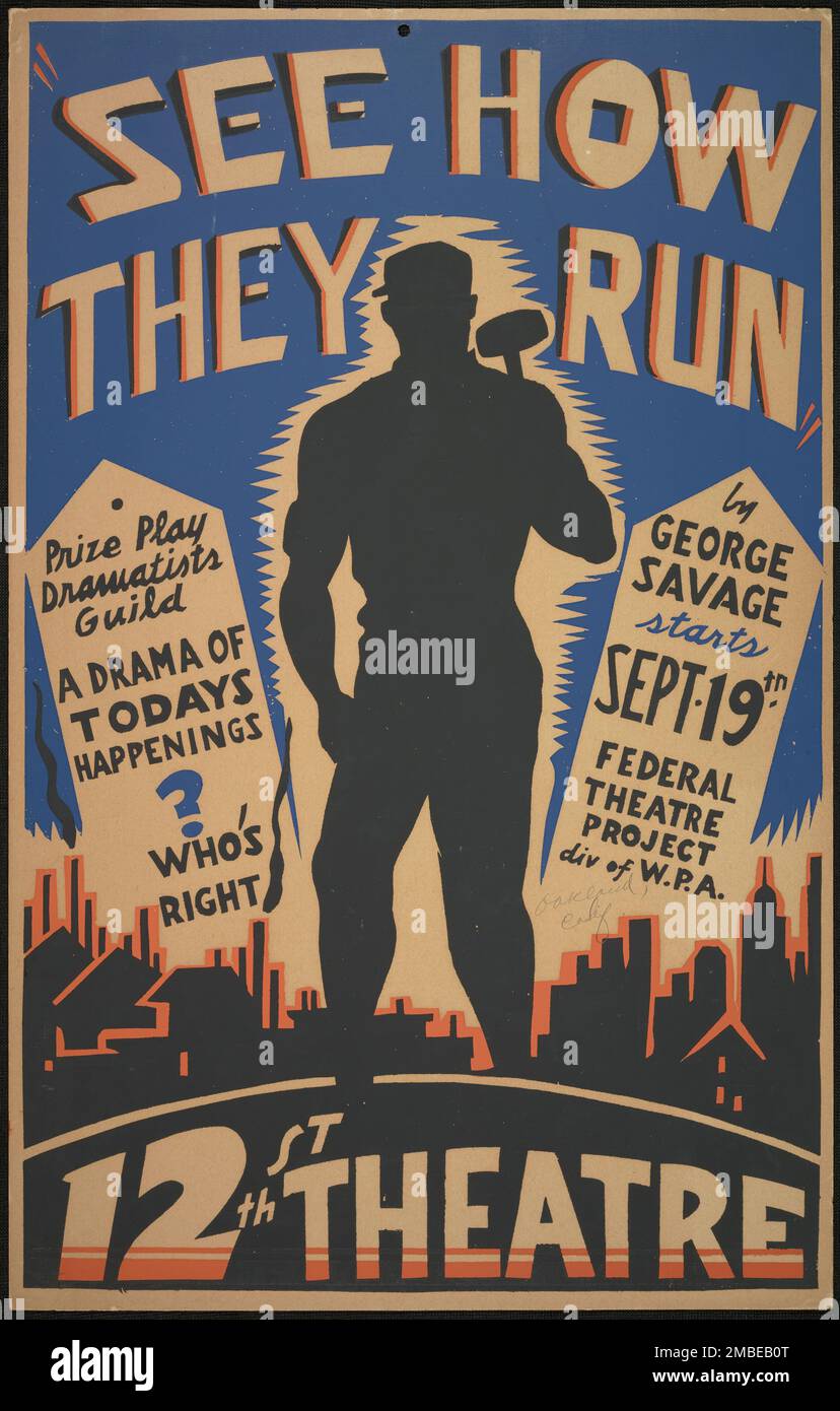 See How They Run, Oakland, CA, 1938. 'Prize Play - Dramatists' Guild ...