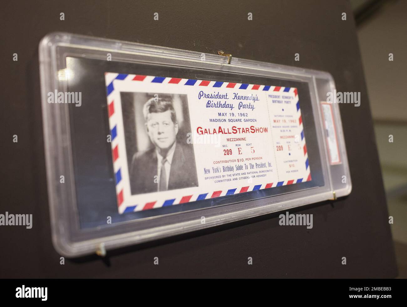 New York, United States. 19th Jan, 2023. "President Kennedy's Birthday ...