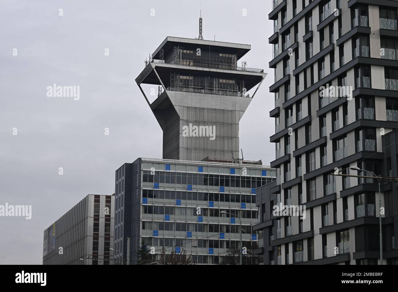 Prague, Czech Republic. 20th Jan, 2023. The CETIN building complex in ...