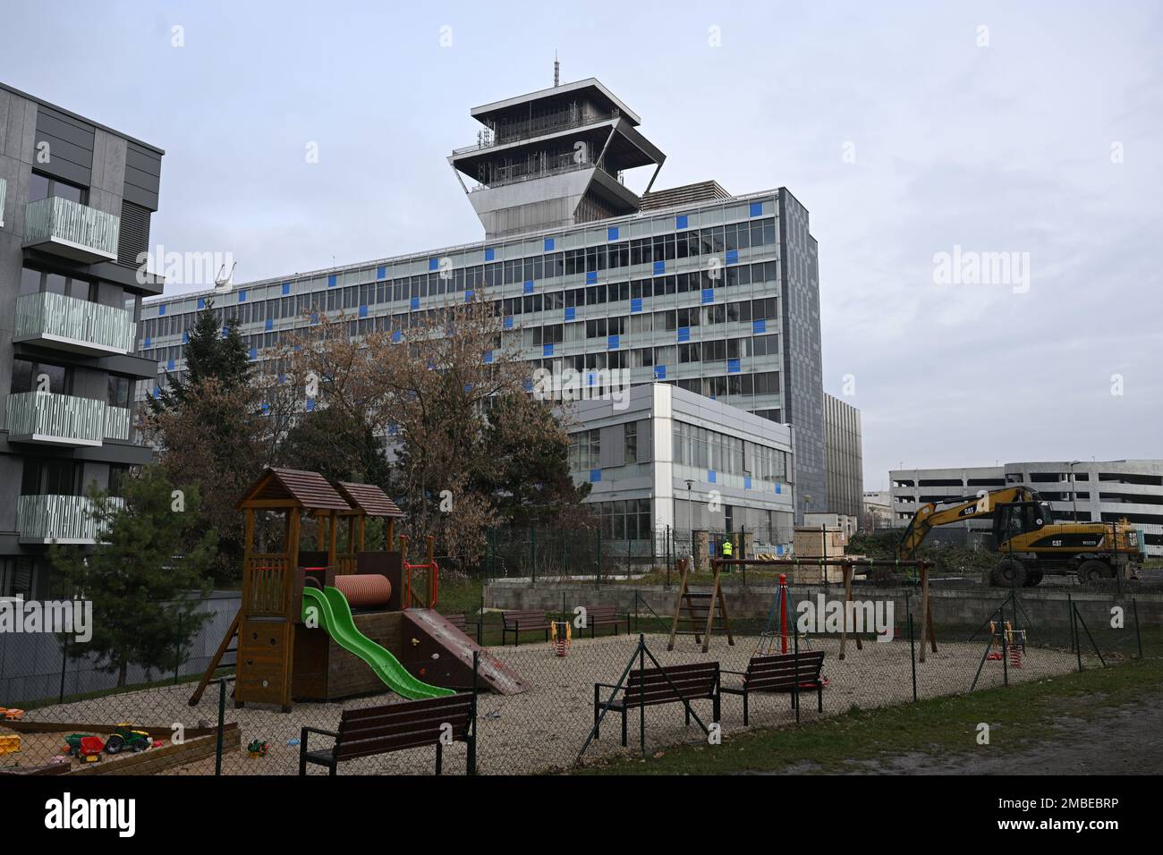 Prague, Czech Republic. 20th Jan, 2023. The CETIN building complex in ...