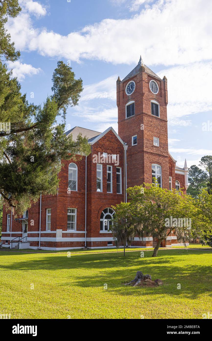 Newton, Georgia, USA - April 17, 2022: The Baker County Courthouse ...