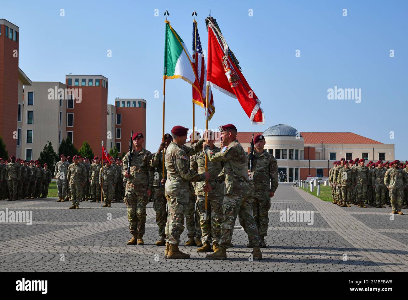 U.S. Army Lt. Col. Jefferson D. Burges Commander of the 54th Brigade ...